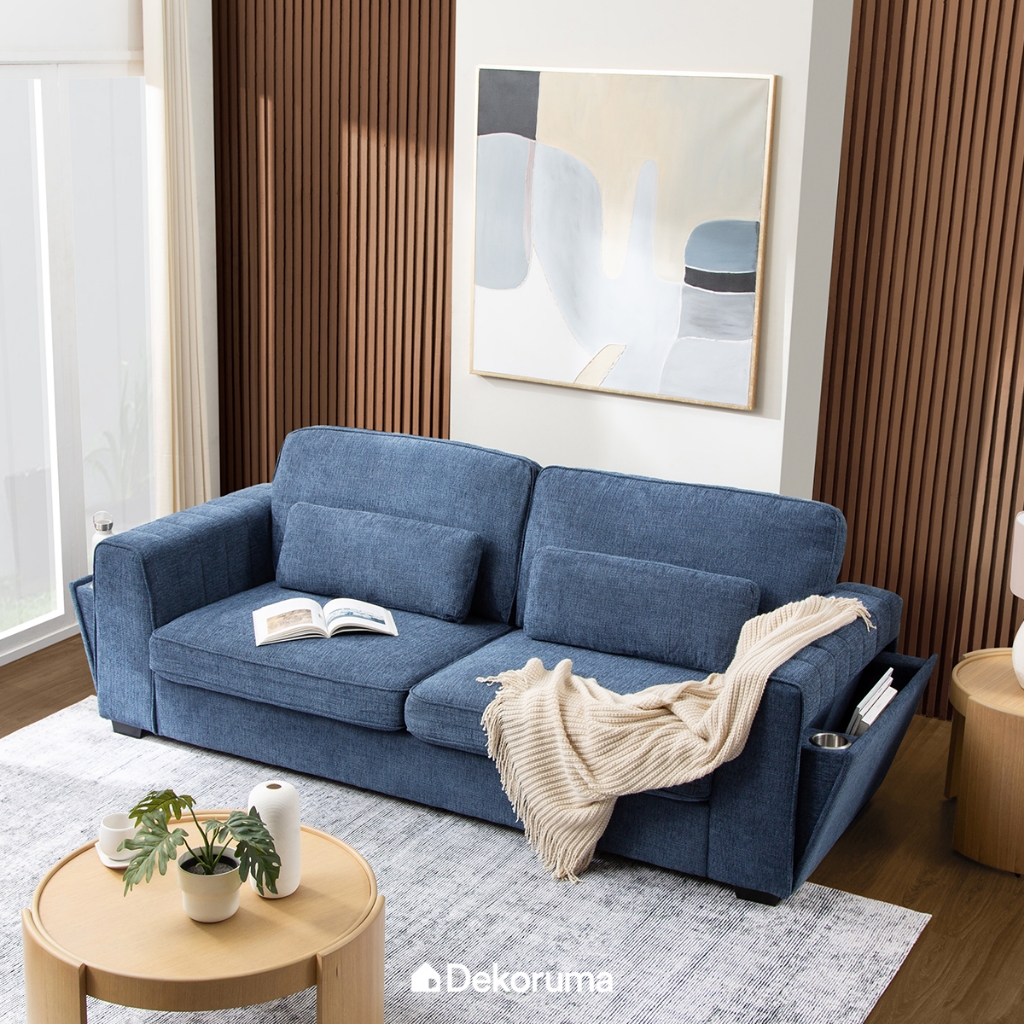 Jual Dekoruma DEIKO Sofa 3 Dudukan Kain / Sofa 3 Seater / Sofa Ruang ...