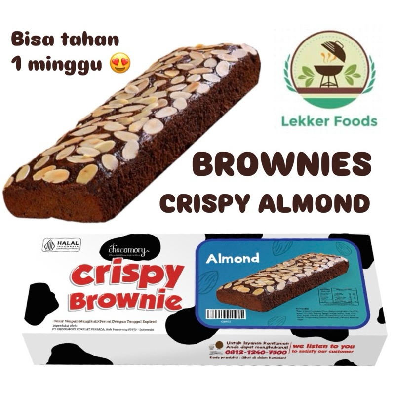 Jual Tiramisusu Chocomory Crispy Brownies Almond Oleh-Oleh Bandung ...