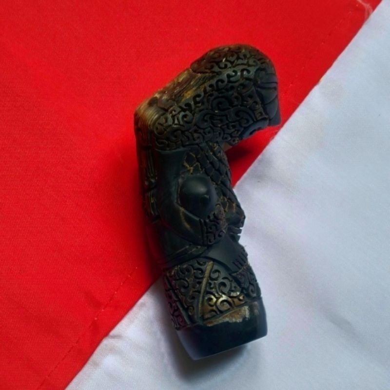 Jual deder keris antik | hulu keris mirip gading | handle keris tulang ...