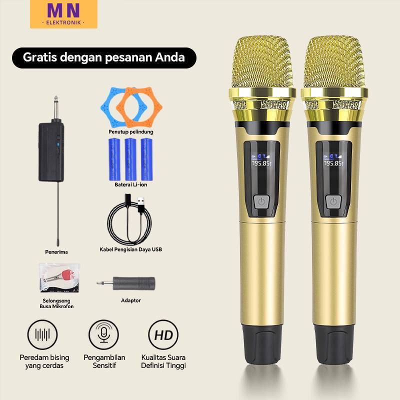 Jual Profesional Original Microphone Wireless Advance MIC Microfon ...