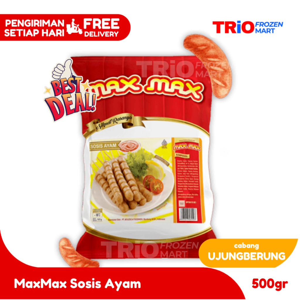 Jual Max Max Sosis Ayam 500gr | Shopee Indonesia