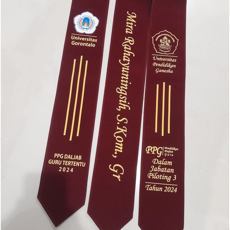 Jual Selempang Leher Tulisan di Sablon Slempang Wisuda Selempang ...