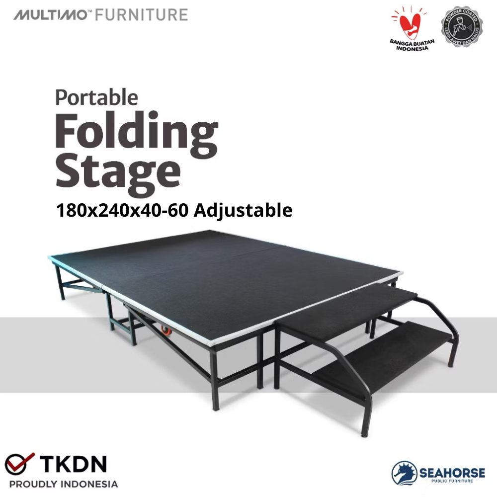Jual Panggung Portable Panggung Lipat Folding Stage Stage Lipat Roda ...