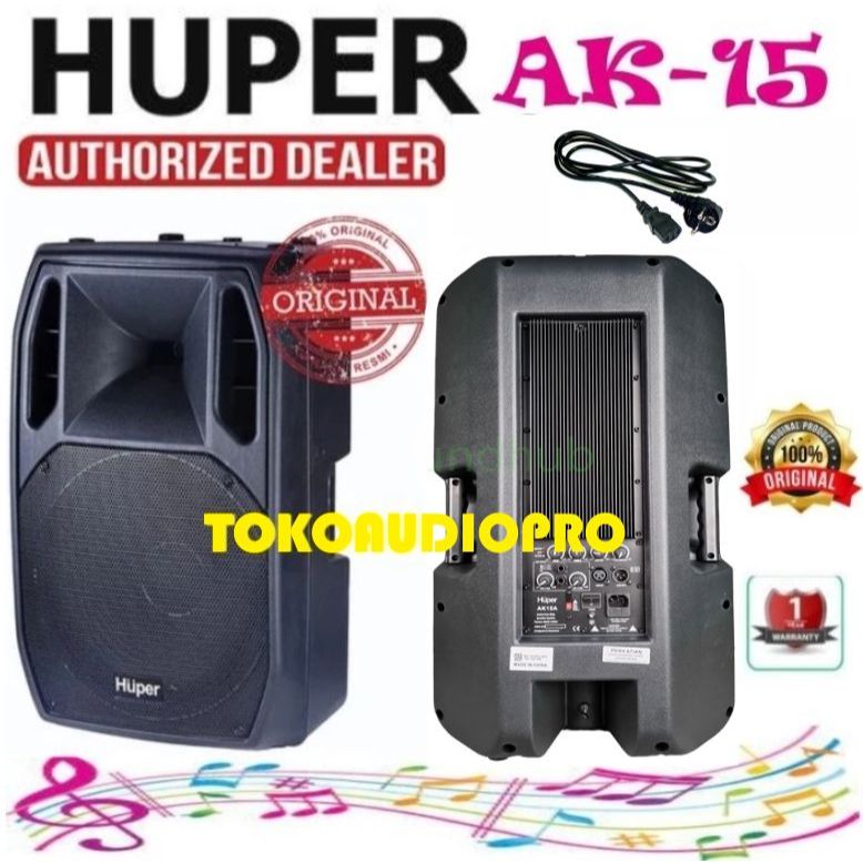 Jual Huper AK15 2-Way Speaker Aktif Huper AK-15A AK15A AK-15 | Shopee Indonesia