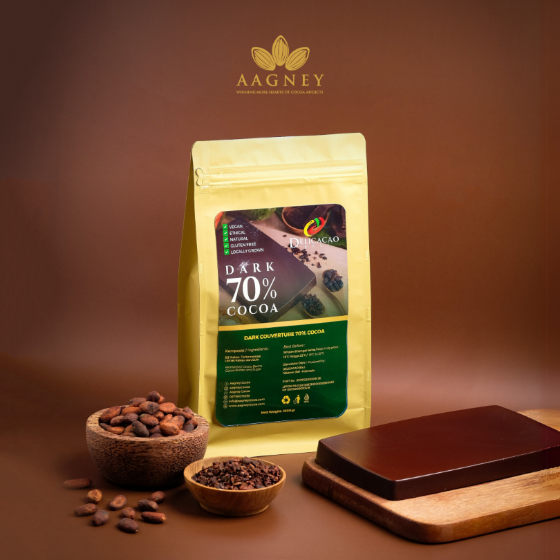 Jual Couverture Dark 70% Cocoa 1 kg - Aagney Cocoa | Shopee Indonesia
