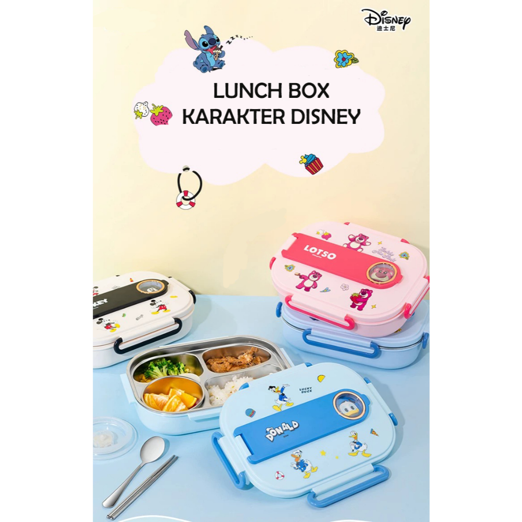 Jual ORIGINAL DISNEY LISENCE Tempat Makan Bekal Makan Lunch Box ...