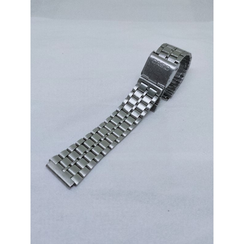 Jual Casio watch bracelet original 18mm strap rantai jam tangan vintage ...