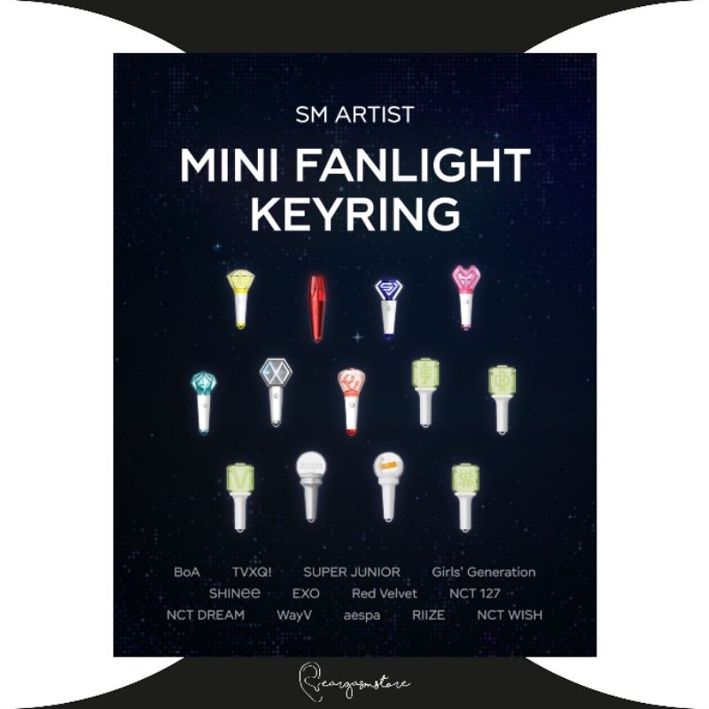 Jual SM ARTIST - OFFICIAL MINI FANLIGHT KEYRING LIGHTSTICK (BOA / TVXQ ...
