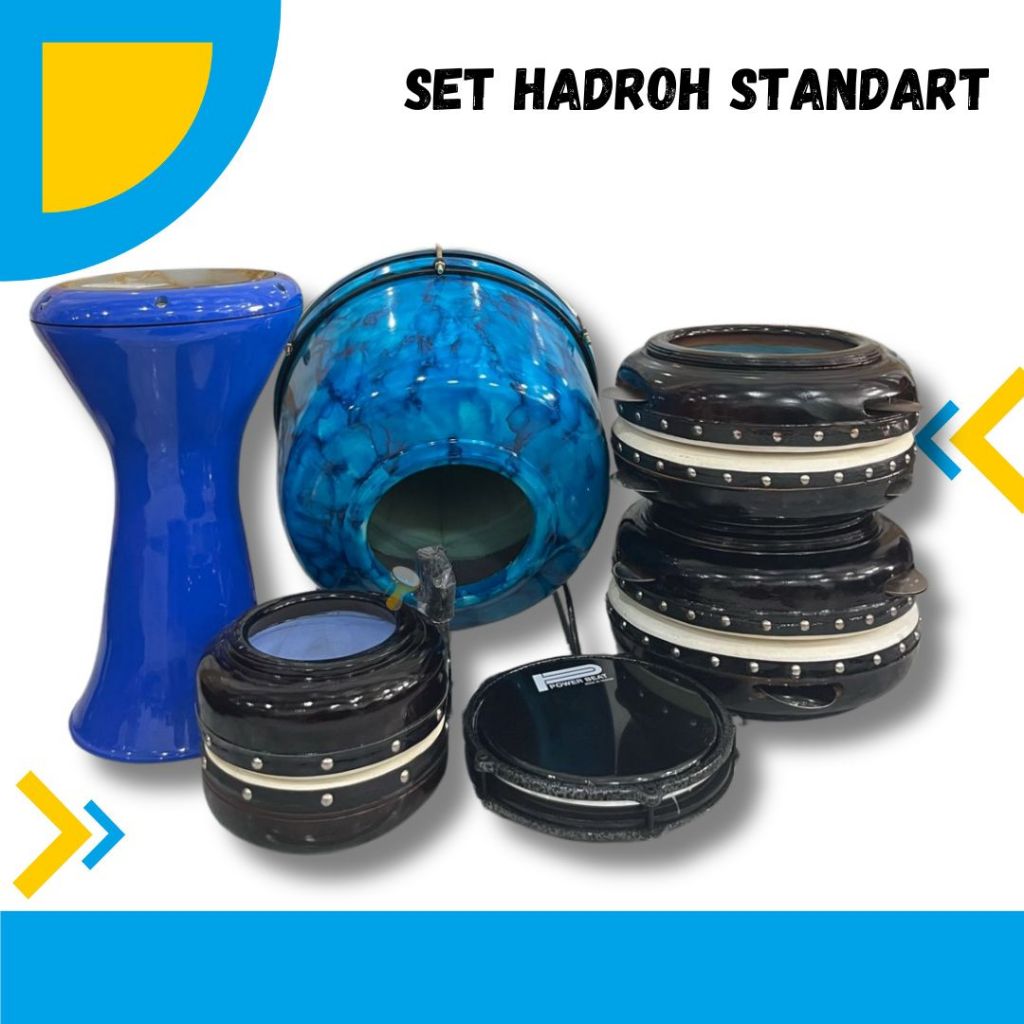 Jual Alat Musik Rebana Hadroh 1 set Habib Syeh Kualitas Standart untuk ...
