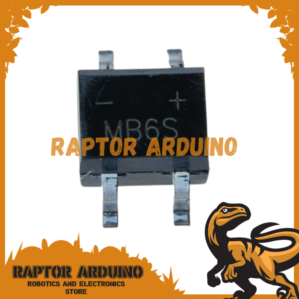 Jual MB6S DIODA 600V 0.5A SOP-4 SMD rectifier diode bridge mb6s ...