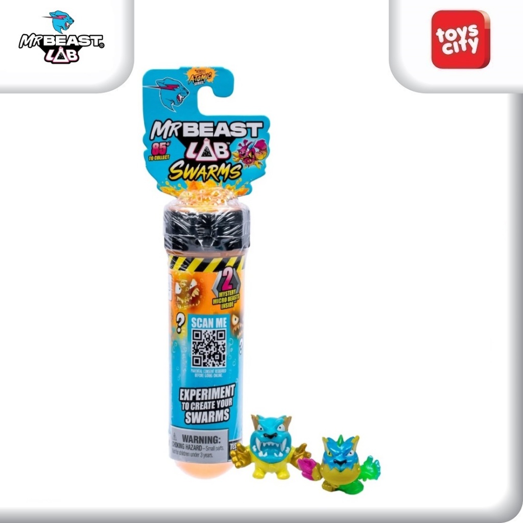 Jual MrBeast Lab Swarms Series 2, Atomic Series Mega Lab, 2 Pack Assorted Mainan Anak Figure ...