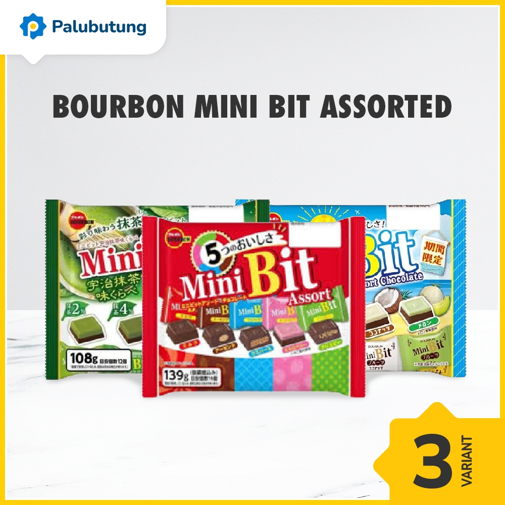 Jual PALUBUTUNG - Bourbon Mini Bit Assort Chocolate 139g (16pcs ...