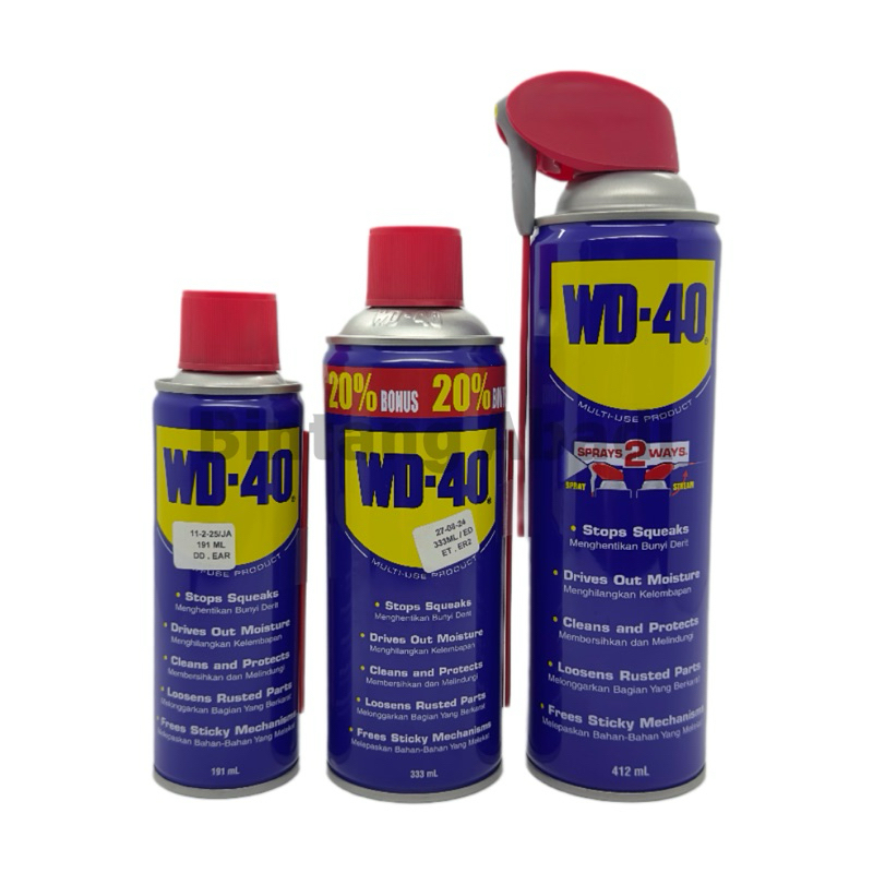 Jual WD-40 Pelumas Anti Karat / WD40 Cairan Anti Karat 191ml 333ml 412ml | Shopee Indonesia