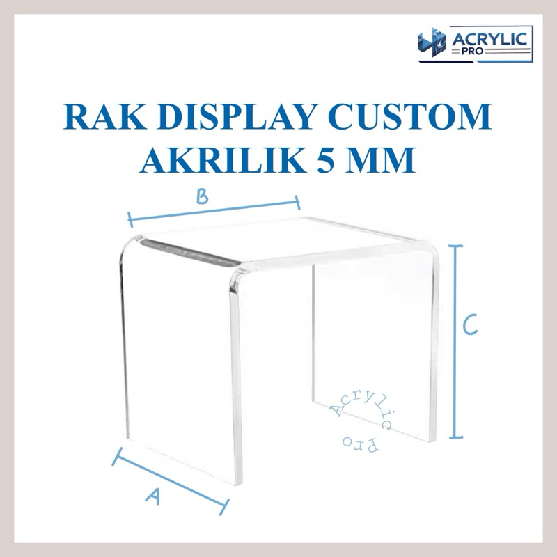 Jual Rak Display Akrilik 5mm custom | Shopee Indonesia