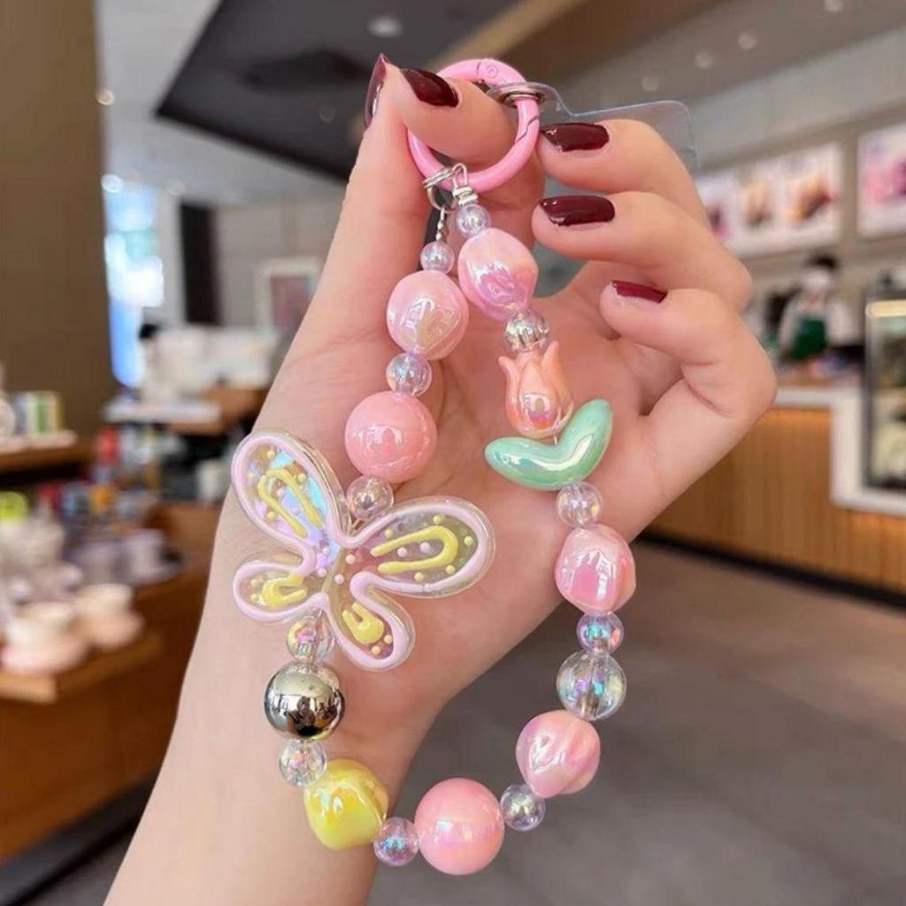 Jual CHAIN CHARMS MANIK MANIK AESTHETIC STRIPE MUTIARA GAYA PERI ...