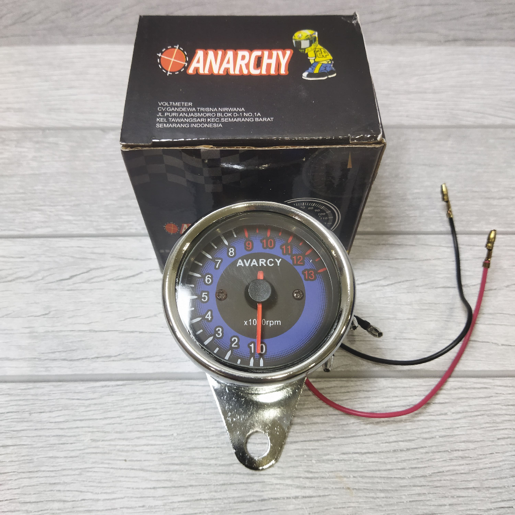Jual RPM Speed Meter Tacho Meter Analog Gauge Tachometer Speedometer ...