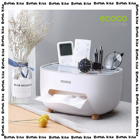 Jual ECOCO - KOTAK TISU STORAGE BOX KOTAK PENYIMPANAN OFFICE DESK CASE ORGANIZER SERBAGUNA ...