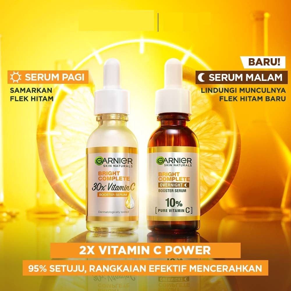 Jual Garnier Bright Complete Vitamin C 30x Booster Serum Skin Care Garnier Bright Complete ...