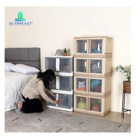 Jual Olymplast Folding Cabinet /Container Box Lipat/Box Susun Flexibel ...