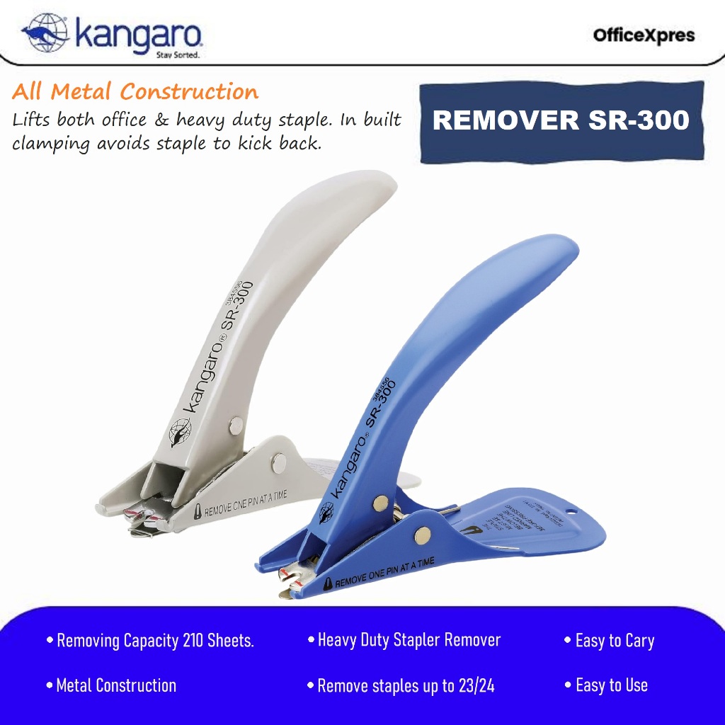 Jual Pembuka Staples / Stapler Remover Kangaro SR-300 / Pencabut ...