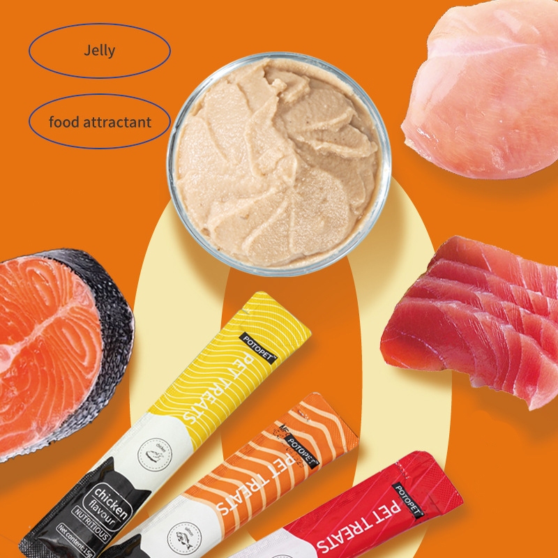 Jual Cemilan Kucing Basah / Snack Kucing Protein / 15gram Snack Kucing ...