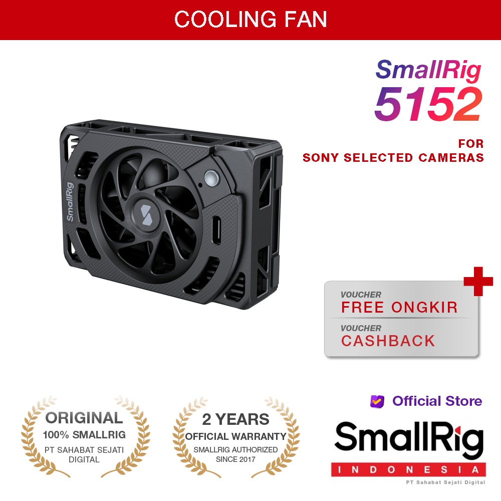 Jual SmallRig Cooling Fan for Sony Selected Cameras 5152 | Shopee Indonesia