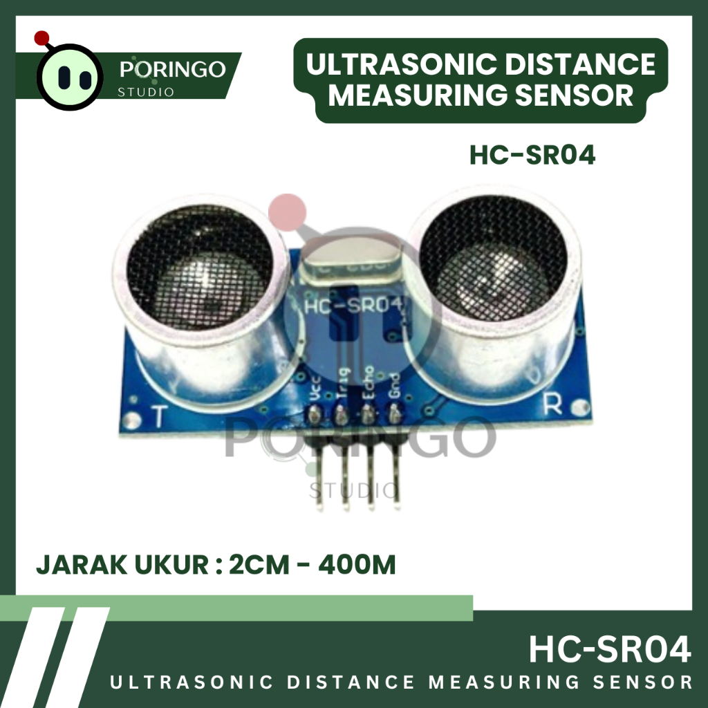 Jual HC-SR04 ULTRASONIC DISTANCE MEASURING SENSOR 3.3V 5V | Shopee ...