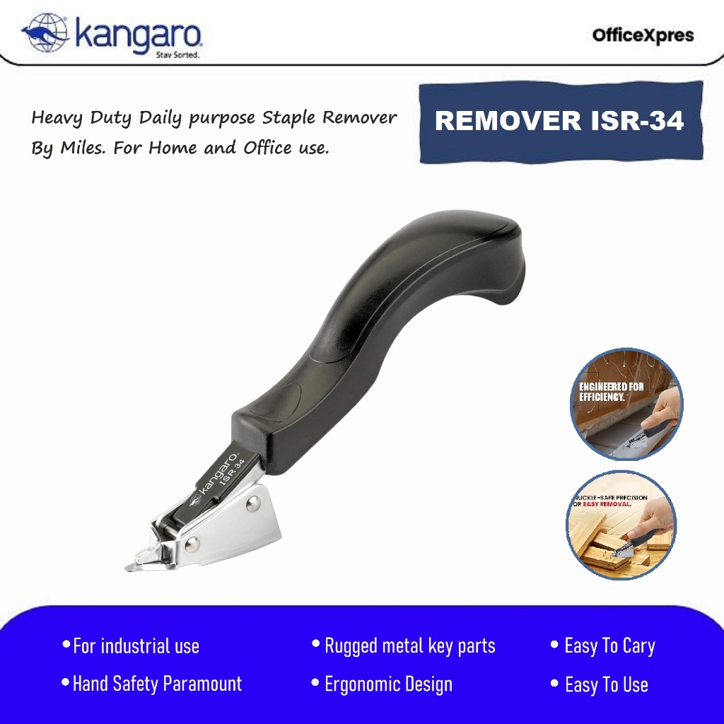 Jual Alat Pembuka Staples ISR34 Kangaro / Pencabut Staples / Pelepas ...