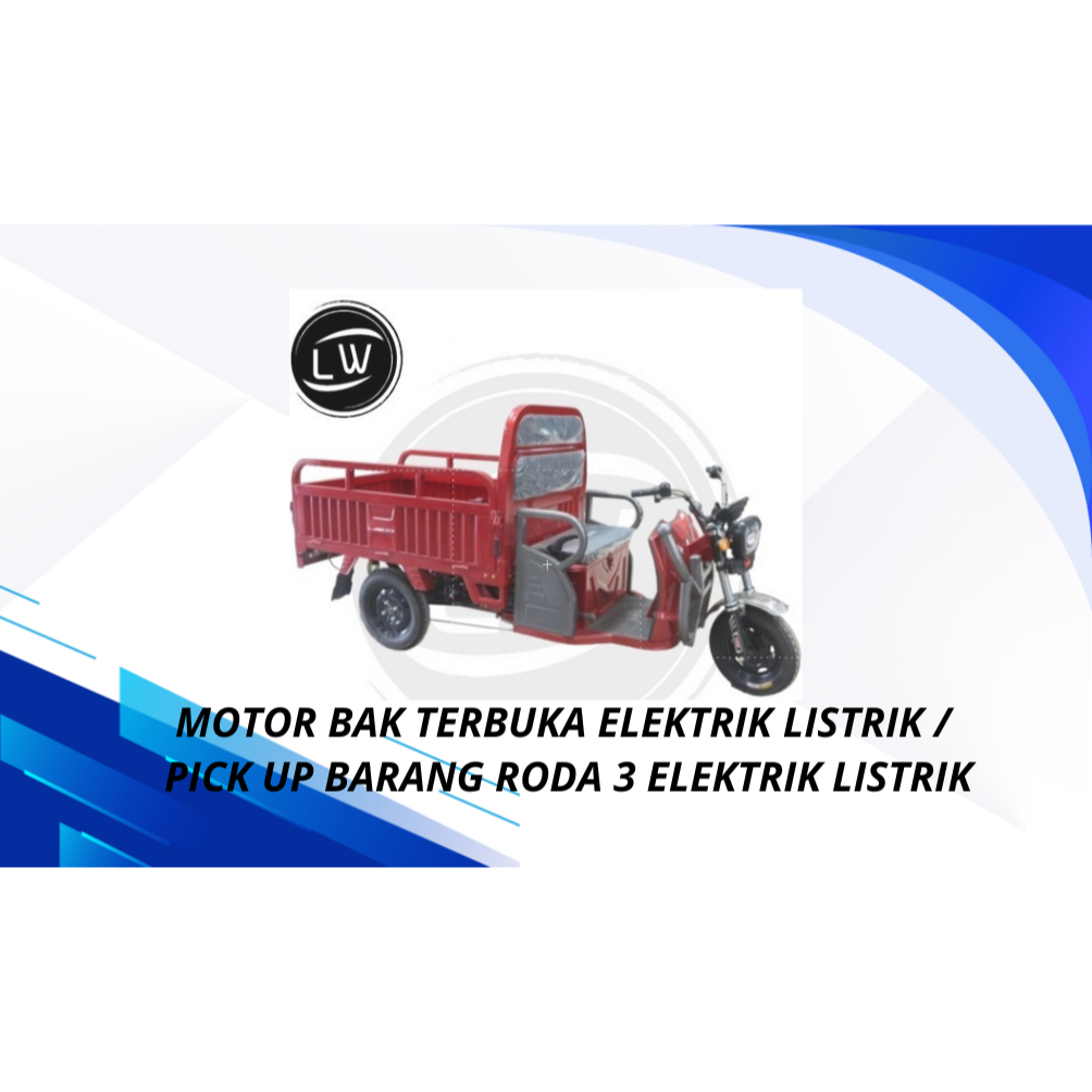 Jual MOTOR BAK TERBUKA ELEKTRIK LISTRIK / PICK UP BARANG RODA 3 ...