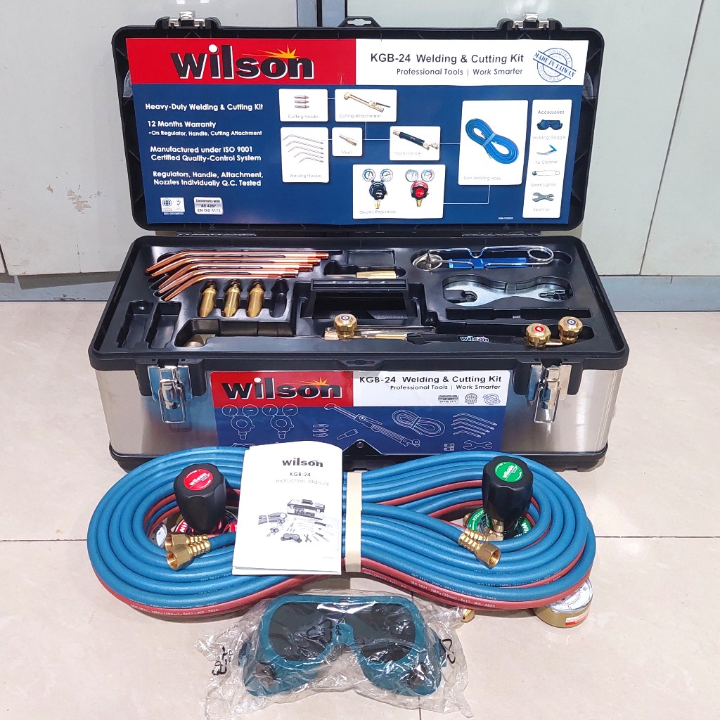 Jual Cutting Torch Set WILSON KFB-24 Iron Man Kit Gas Welding Cutting ...