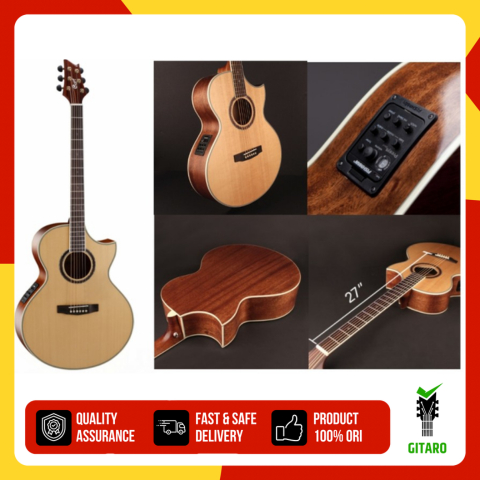 Jual Gitar Akustik Elektrik Cort Gitar Cort NDX Baritone NS Original | Shopee Indonesia