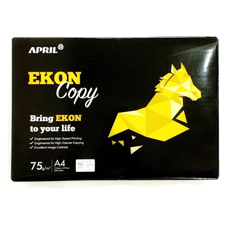 Jual Kertas HVS Ekon Copy A4 75 gr 1 Rim, Kertas Fotocopy/Print ...
