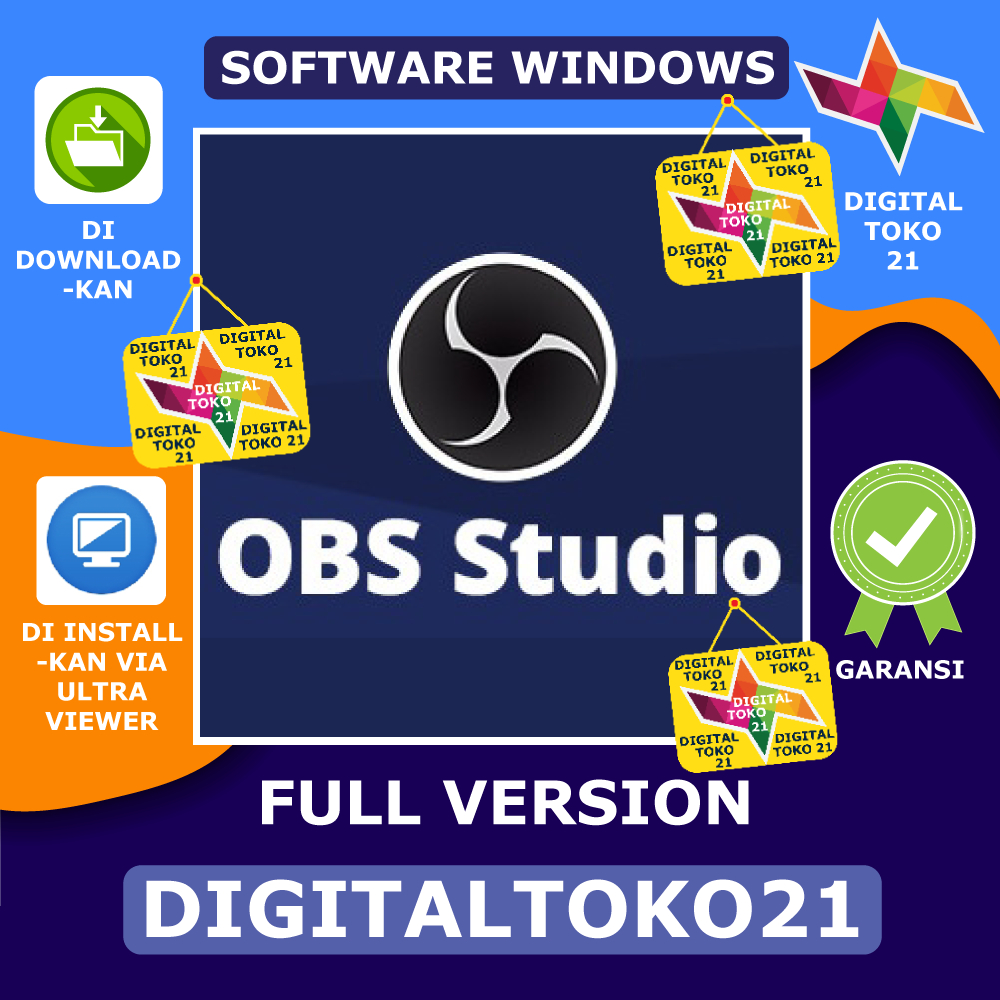 Jual [Diinstallkan] OBS Studio 31.1.2 Full Version Software PC Komputer ...