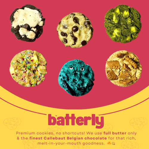 Jual batterly - premium soft cookies 75gr - minimum order 2pcs - free ...