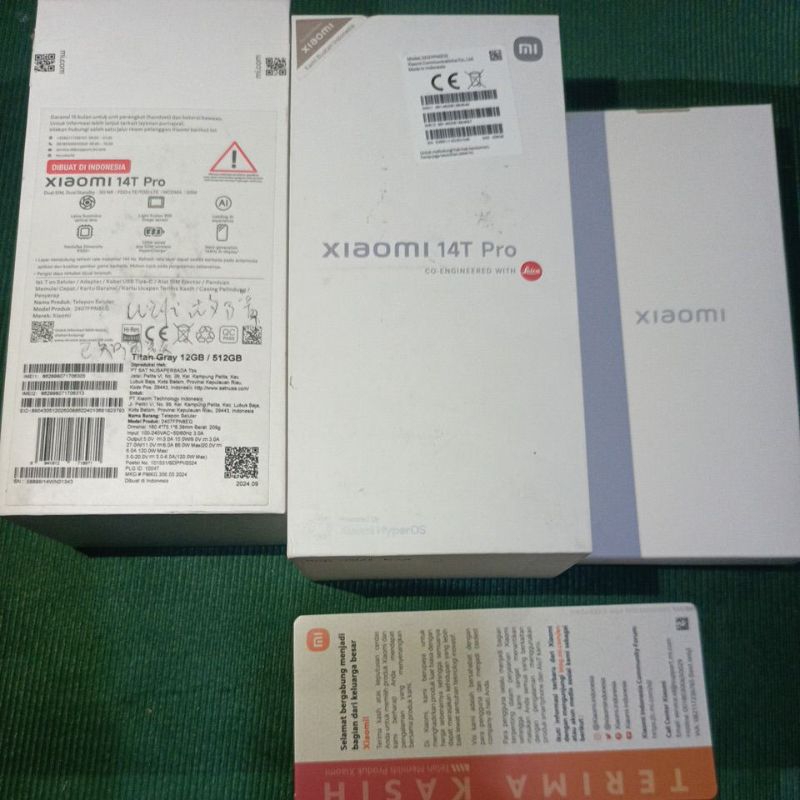 Jual DUS BOX KOTAK XIAOMI 14T ASLI ORIGINAL(TIDAK ADA HP-NYA) | Shopee ...