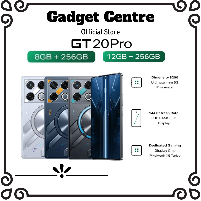Jual Infinix GT20 Pro 5G 8/256GB |12/256GB - Up to 24GB Extended RAM - NFC - Garansi Resmi ...