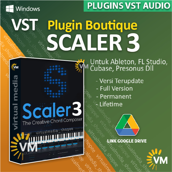 Jual SCALER 3 PLUGIN BOUTIQUE VST PLUGIN AUDIO SOUND MIDI CAPTURE TRACK EFFECT PIANO KEYBOARD ...