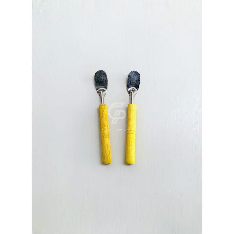 Jual Sutil Kue Mini Gagang Kayu / Sutil Bikang / Spatula Mini / Sodet ...