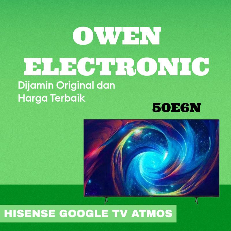 Jual Hisense 50E6N Smart Google TV LED 4K UHD 50 inch E6N Dolby Vision ...