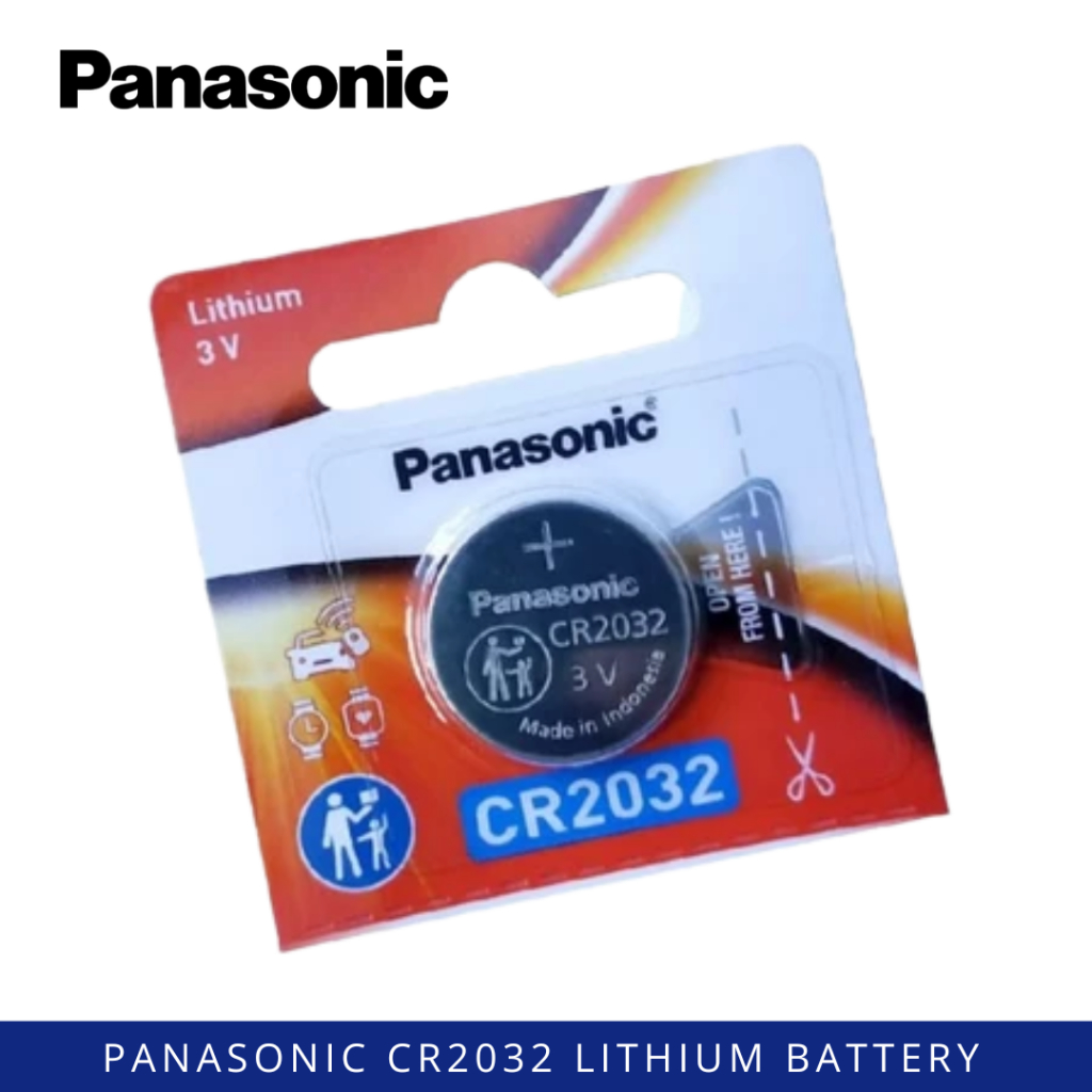 Jual Baterai Panasonic CR2032 Lithium Battery Cmos CR 2032 Lithium 3V Battery | Shopee Indonesia