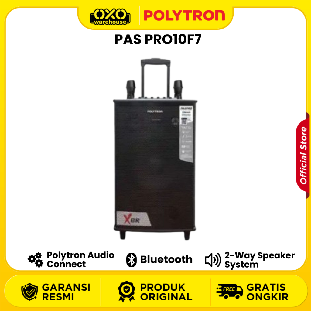 Jual POLYTRON Speaker Trolley PAS-PRO10F7 – Bluetooth Active Speaker ...