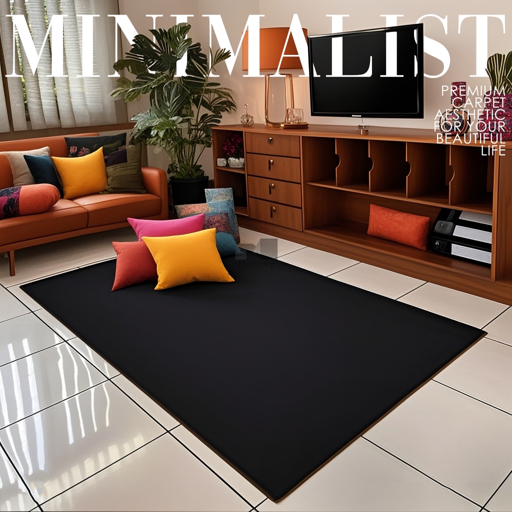 Jual Karpet Hitam Minimalis Premium | Shopee Indonesia