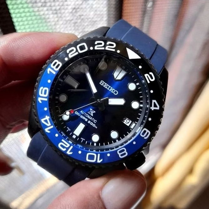 Jual seiko mod batman srpd black nh35 movement skx srpd | Shopee Indonesia
