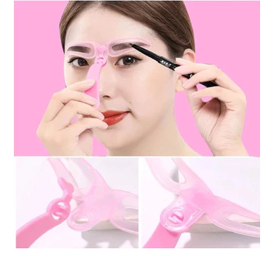 Jual Cetakan Alis Mata Eyebrow Template Alat Cara Cetak Gambar Alis ...