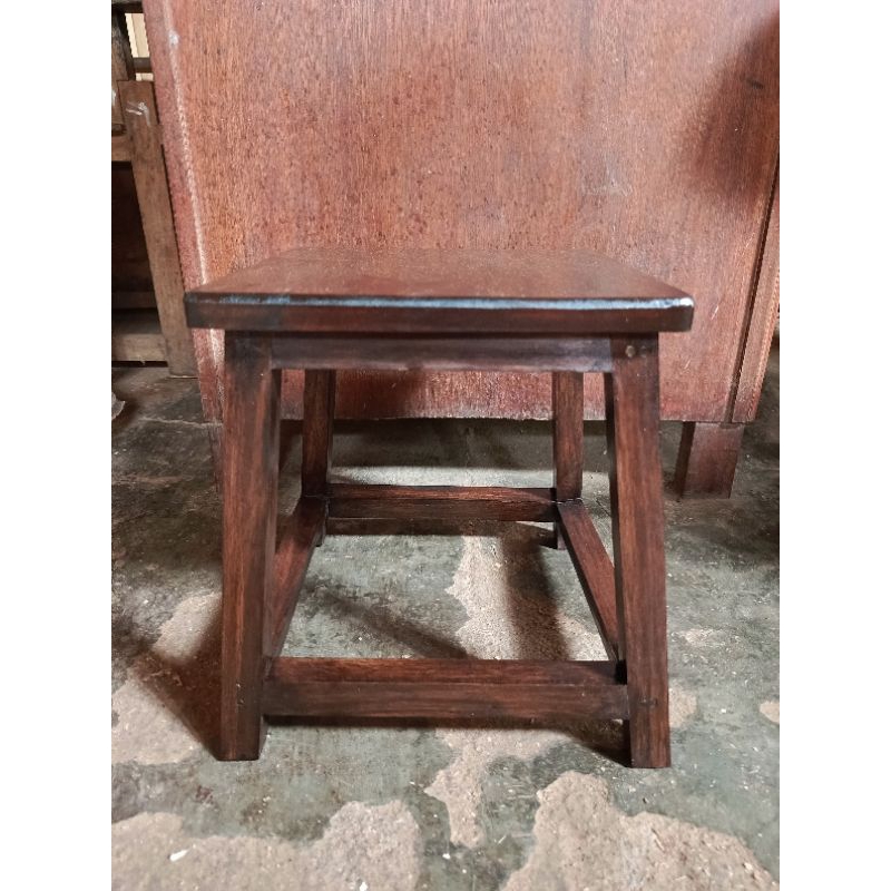 Jual bangku kayu jongkok-bangku kayu pendek-bangku keren minimalis ...