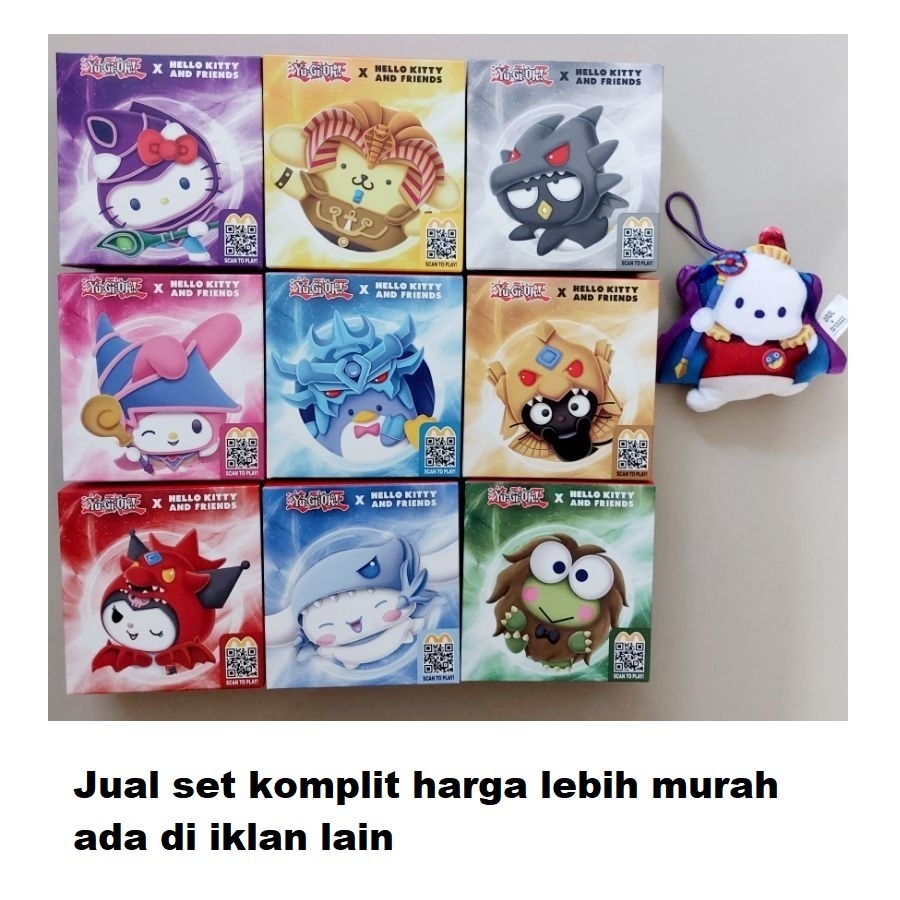 Jual Mainan Anak Hadiah Happy Meal Meals McD Hello Kitty X Yu Gi Oh ...