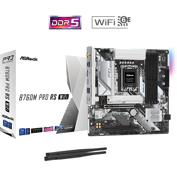 Jual Motherboard Mobo Asrock B760M Pro RS WiFi | DDR5 | Intel LGA1700 ...