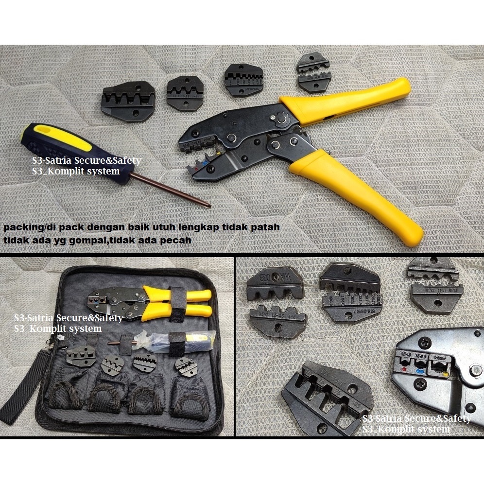 Jual 1 set 5 mata crimping skun pres kecil besar wx 03B 25wf 35wf ...