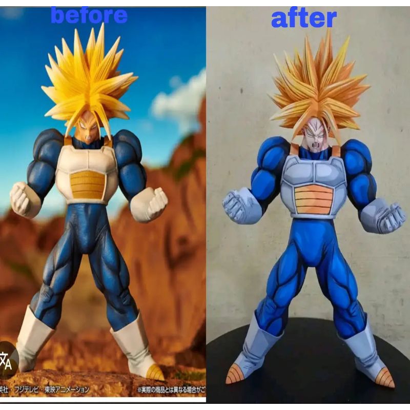 Jual Trunks Action figure dragonball repaint 2d Jasa repaint custom ...