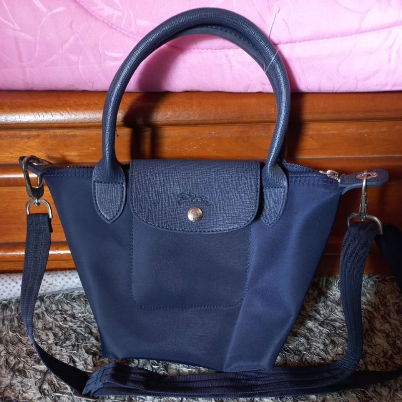 Jual [TAS PRELOVED] SMALL STRAP HANDBAG LC NAVY | Shopee Indonesia